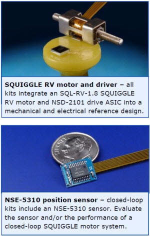 SQUIGGLE Micro Motors / TRACKER Sensors Developer's Kit - ams | Mouser ...